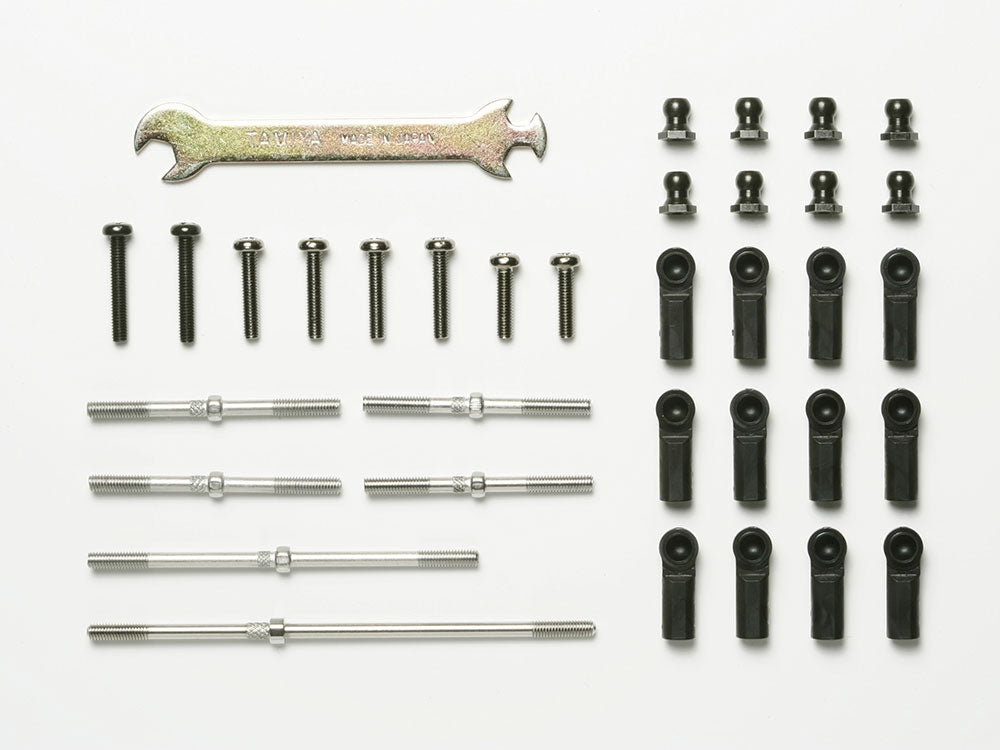 Tamiya Hop-Up Options 53828 DT-02 Turnbuckle Suspension Arm & Tie-Rod ...