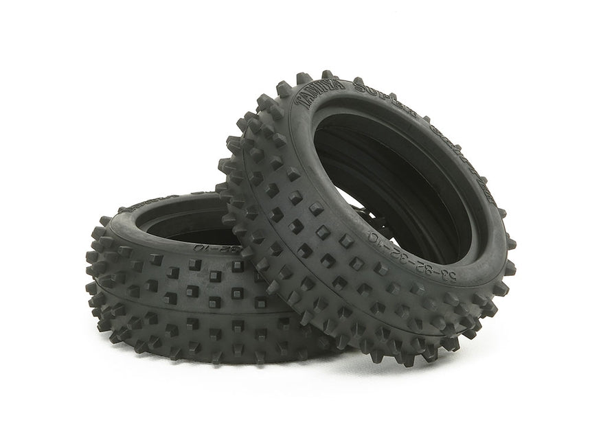 Tamiya Hop-Up Options 53088 6024 4WD Square Spike Front Tires ...